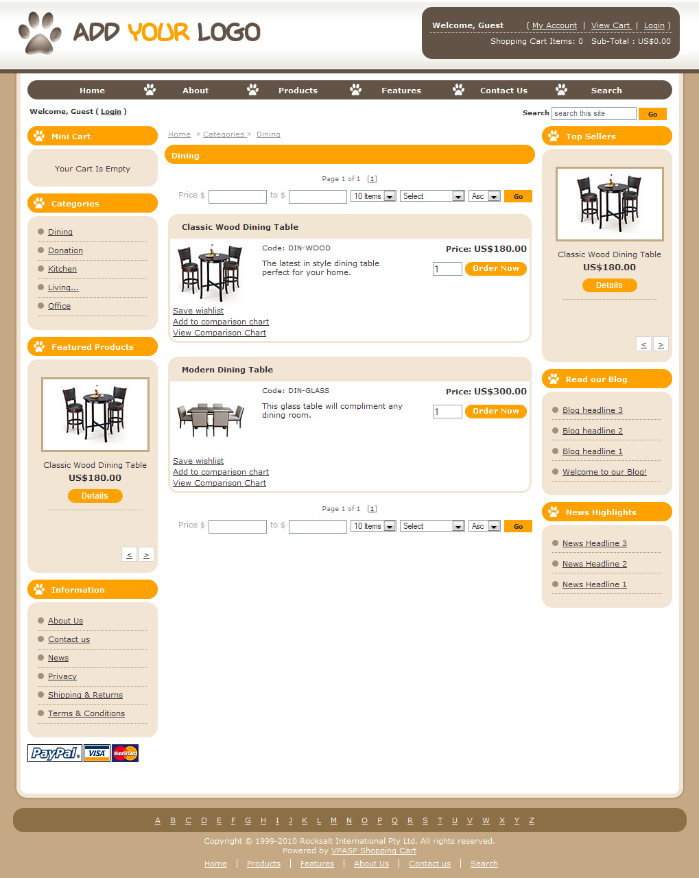 Vp Asp Shopping Cart 5.00 Software - newlinedeal Vp Asp Shopping Cart 5.00 Software - newlinedeal